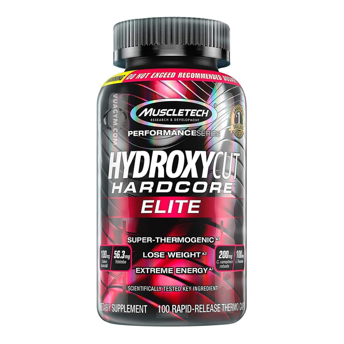 MuscleTech - Hydroxycut Hardcore Elite (100 viên) - Vựa Gym