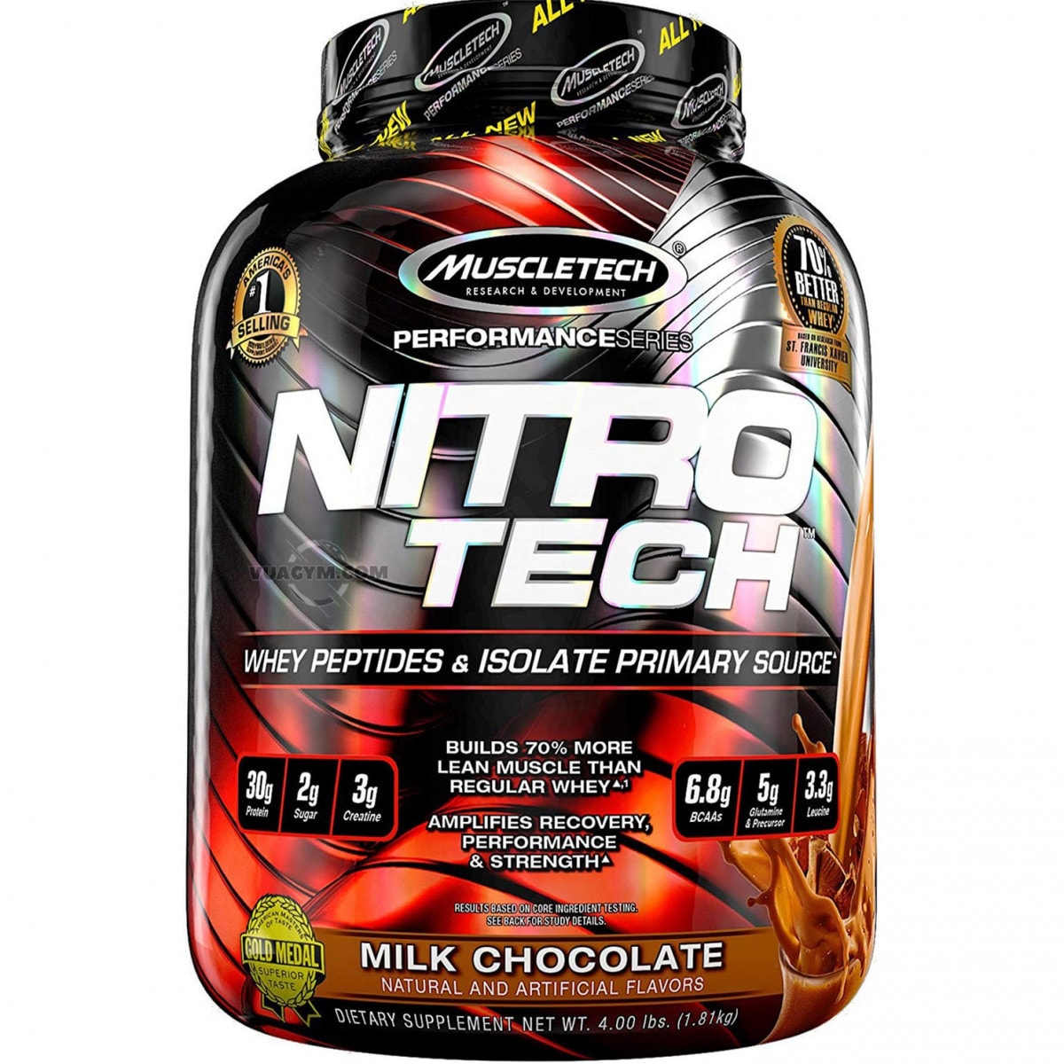 MuscleTech - Nitro-Tech (4 Lbs) - Vựa Gym