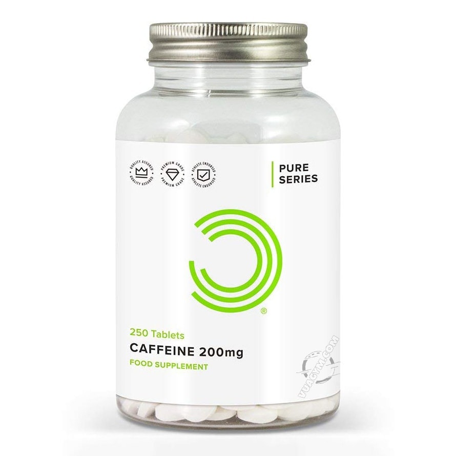 Bulk Powders Pure Caffein 200mg 100 Viên - Giá Ưu Tiên