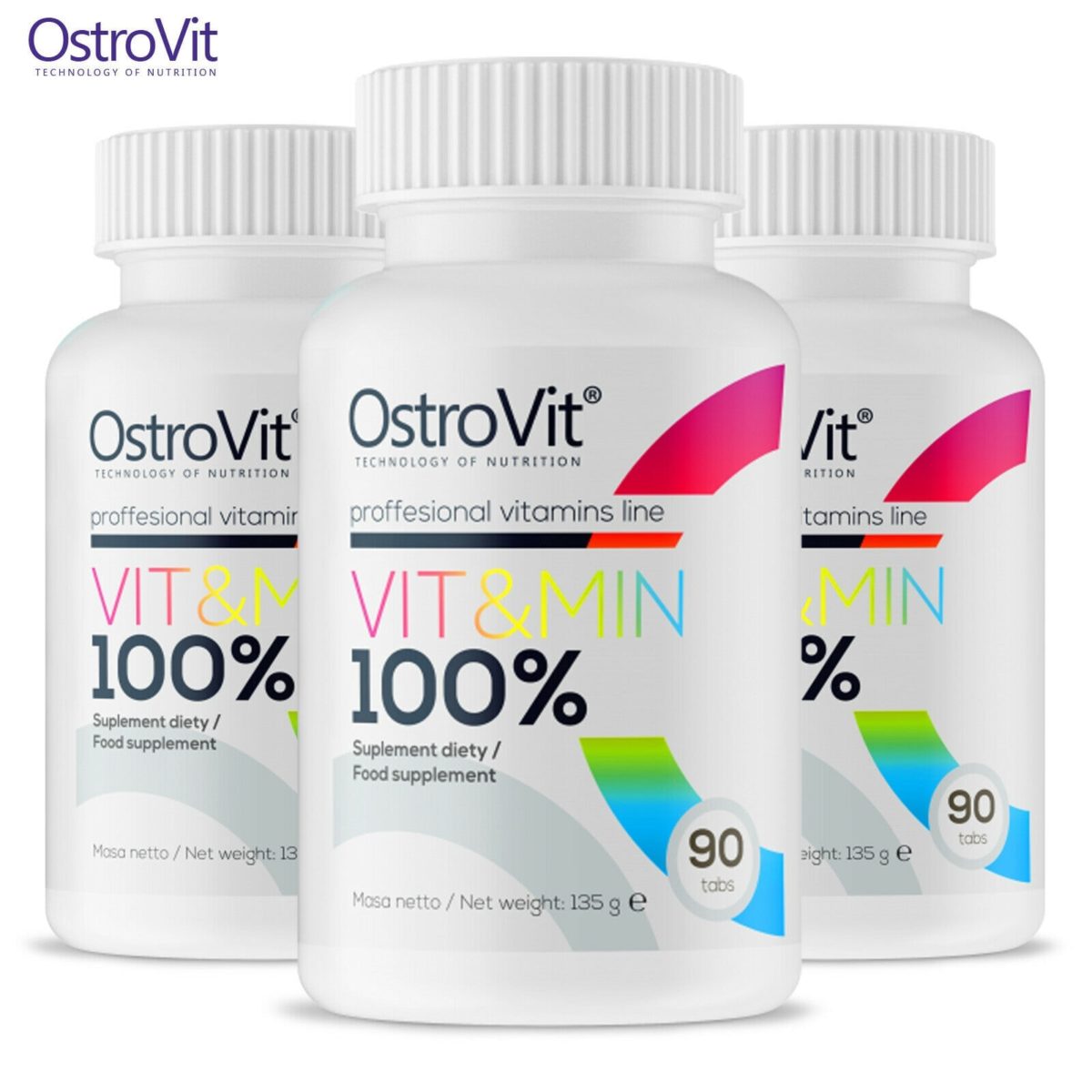 OstroVit - 100% Vit&Min (90 viên) - Vựa Gym