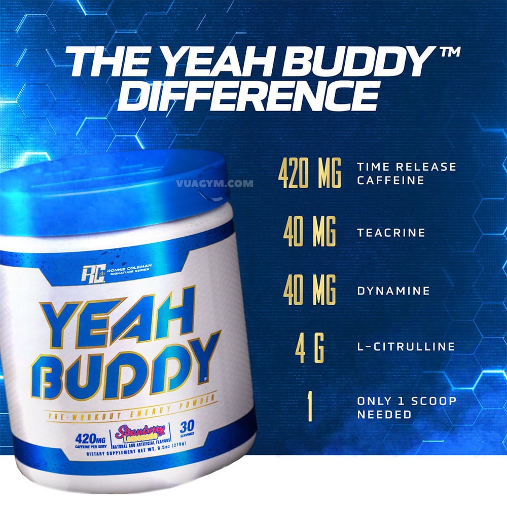 Ronnie Coleman - Yeah Buddy (30 lần dùng) - Vựa Gym