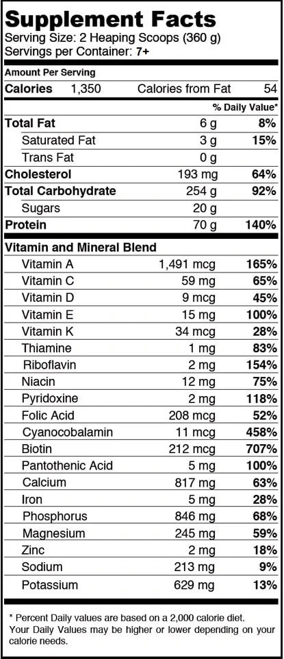 VitaXtrong - Mega Mass Pro 1350 (6 Lbs) - Vựa Gym