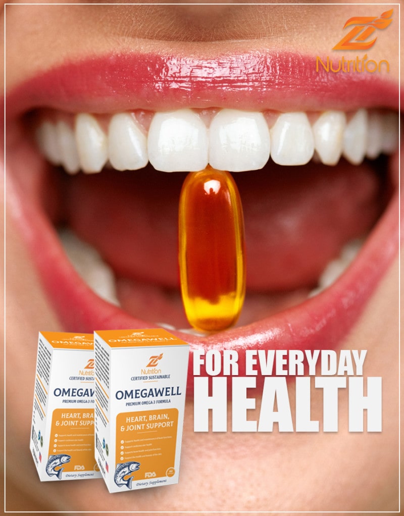 Z Nutrition - OmegaWell (60 viên) - Vựa Gym