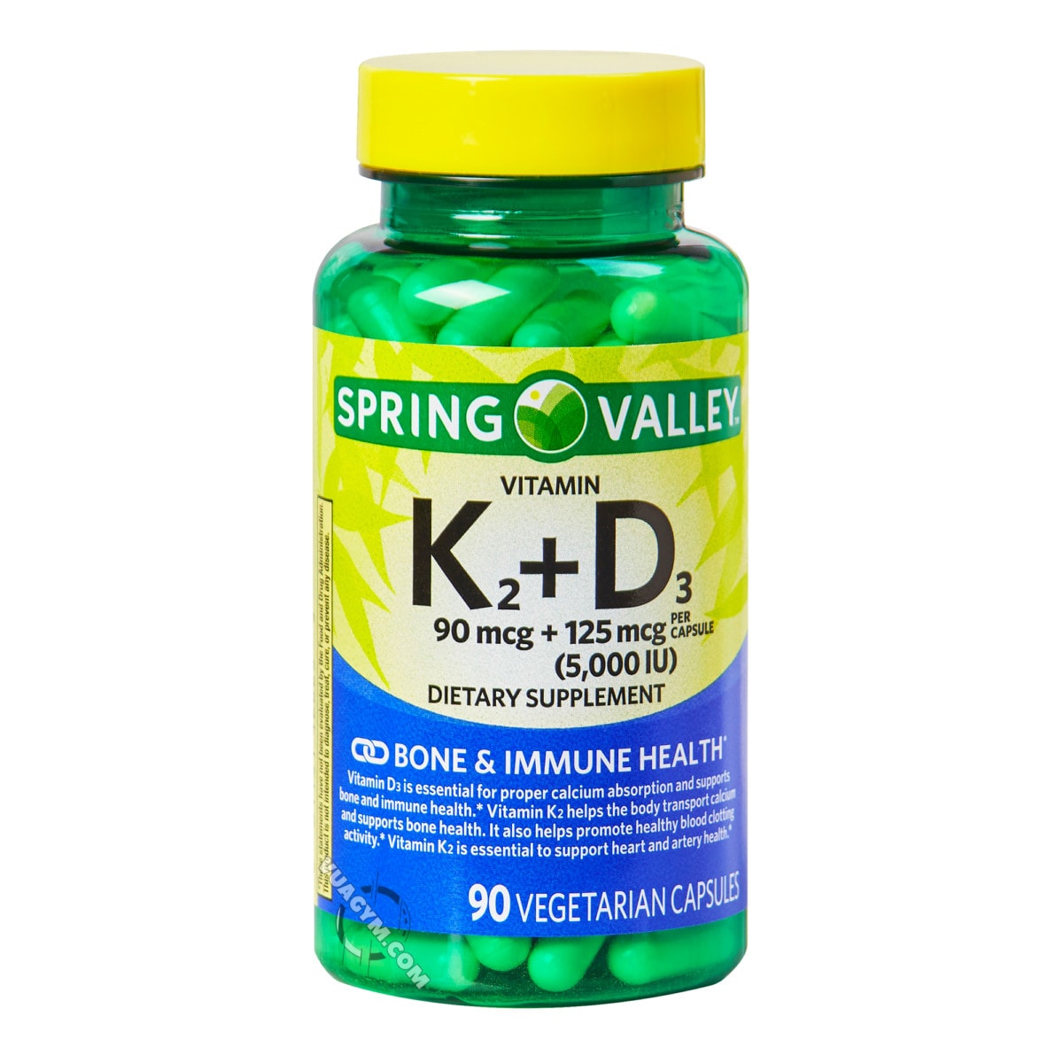 Spring Valley Vitamin K2+D3 90 Viên - Giảm Giá | Siêu Tốt