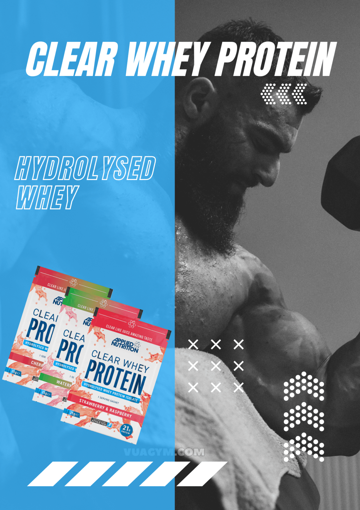 Applied Nutrition - Clear Whey Protein (Sample) - Vựa Gym