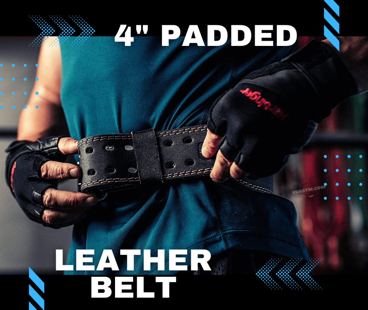 Harbinger - 4" Padded Leather Belt - Vựa Gym