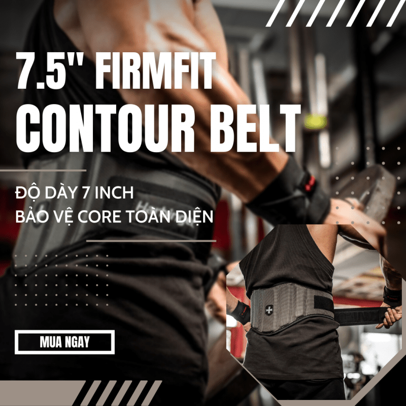 Harbinger - 7.5" FirmFit Contour Belt - Vựa Gym