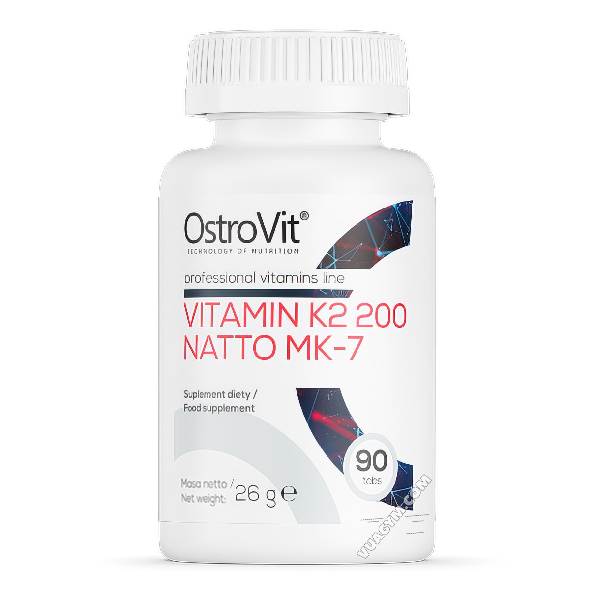 OstroVit Vitamin K2 200 Natto MK-7 90 Viên - Giá Ưu Tiên