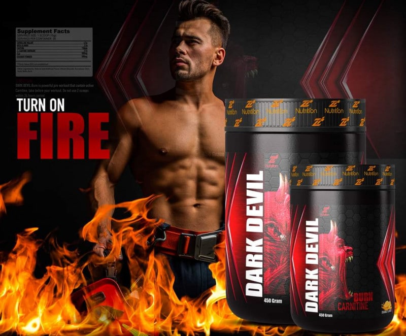 DARK DEVIL BURN CARNITINE - ZNUTRITION - TĂNG SỨC MẠNH ĐỐT MỠ 30SV