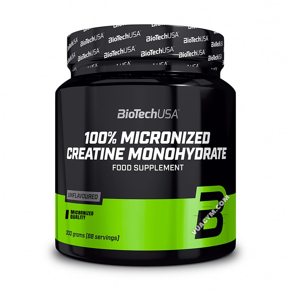 BioTechUSA 100% Creatine Monohydrate 300g - Giá Ưu Tiên