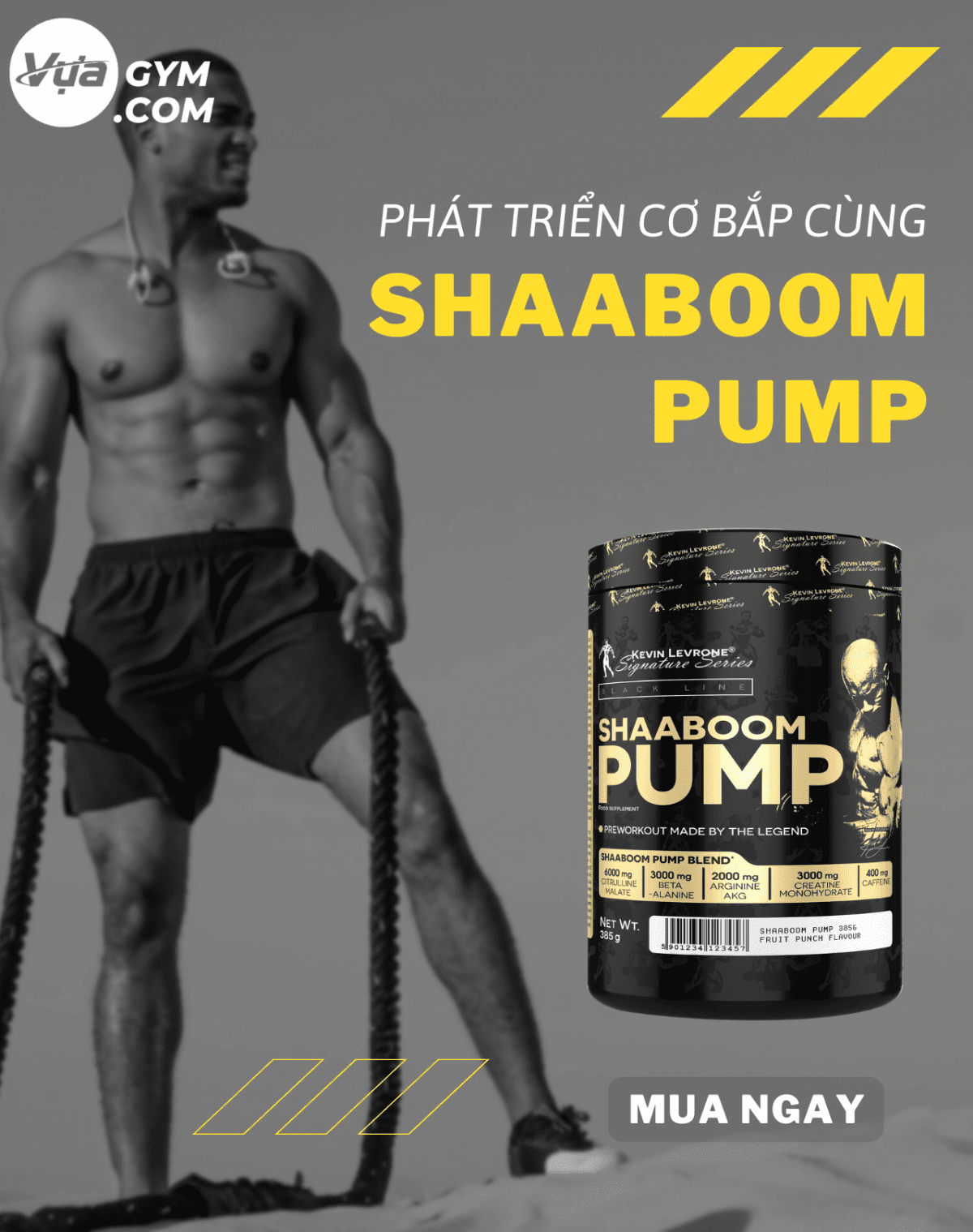 Kevin Levrone - Shaaboom Pump (44 lần dùng) - Vựa Gym