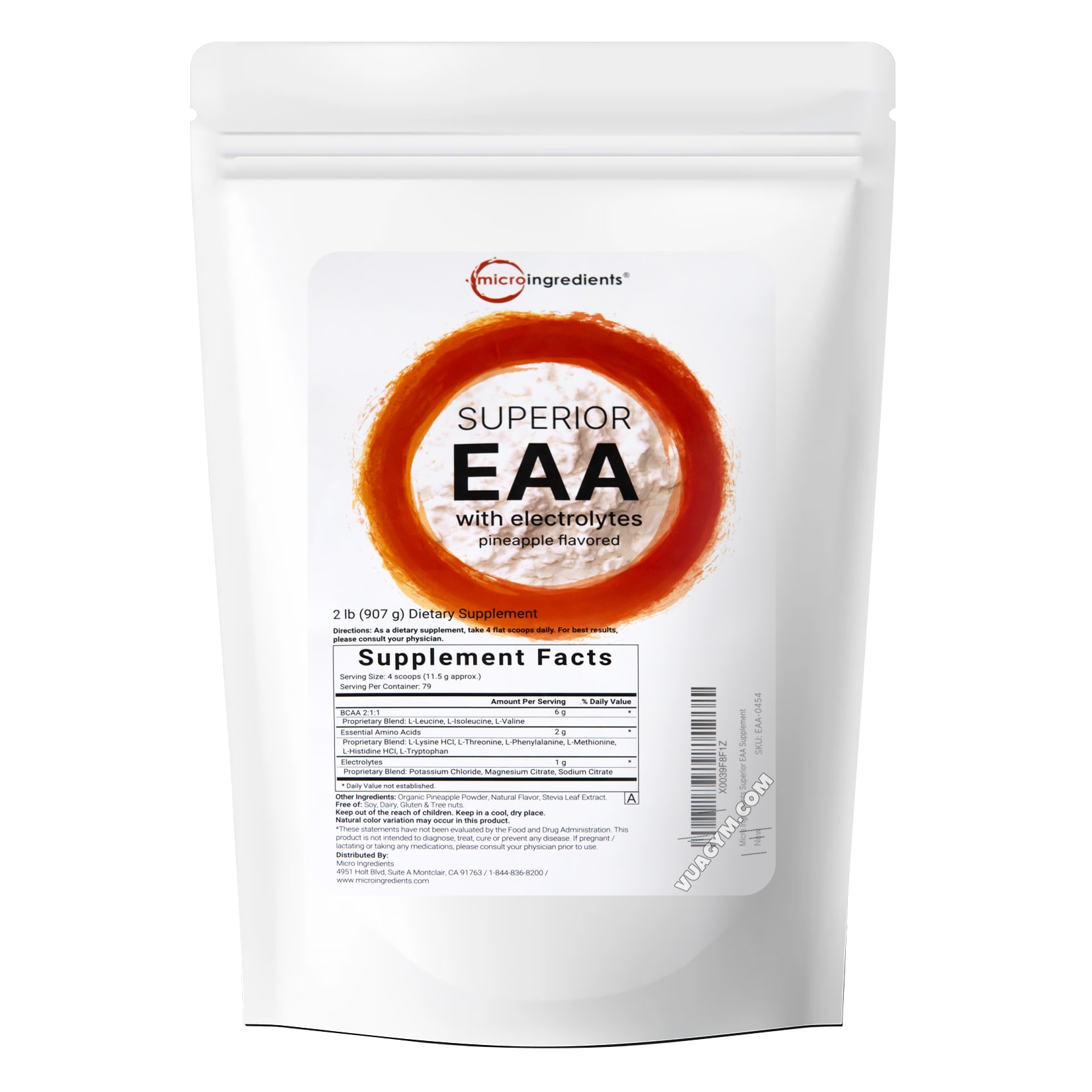 Micro Ingredients EAA With Electrolytes 2 Lbs - Mua Ngay
