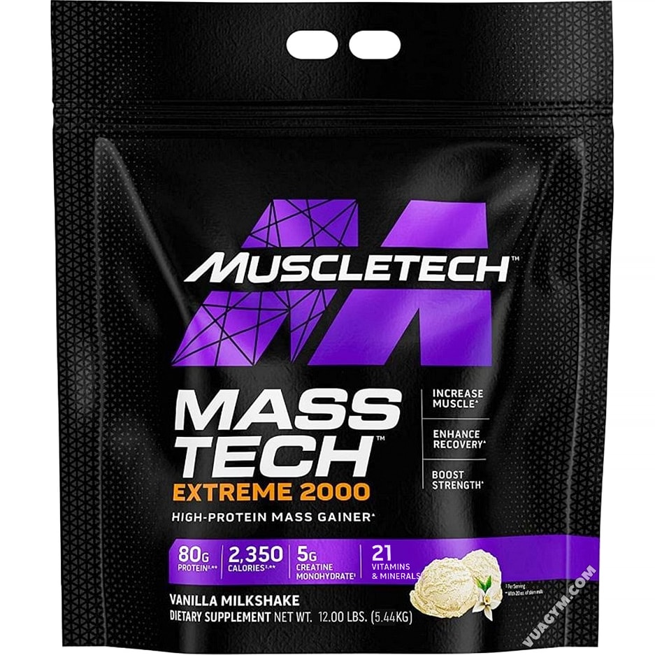 MuscleTech Mass Tech Extreme 2000 12 Lbs - Giá Ưu Tiên
