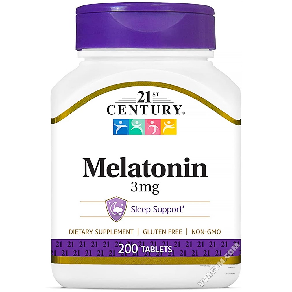 21st Century Melatonin 3mg 200 Viên - Giảm Giá | Siêu Tốt
