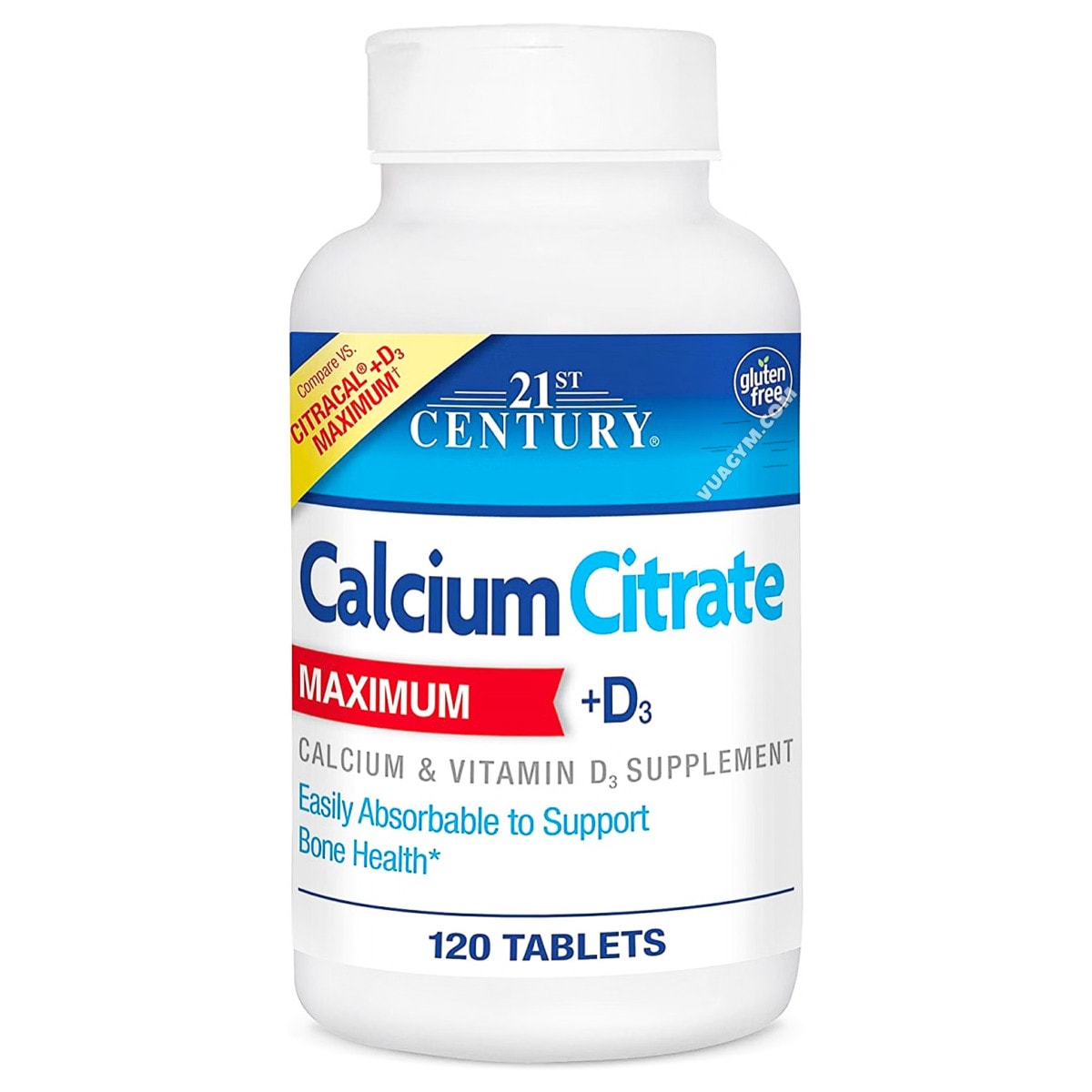 21st Century Calcium Citrate D3 120 Viên - Giá Ưu Tiên