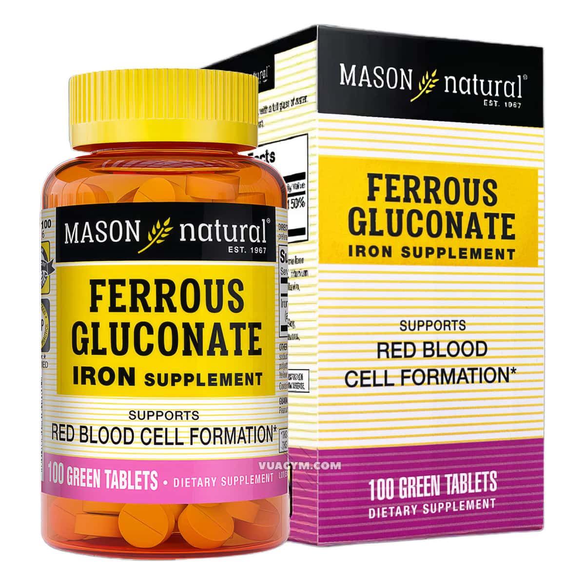 Mason Ferrous Gluconate 27mg 100 Viên - Giảm Giá | Siêu Tốt