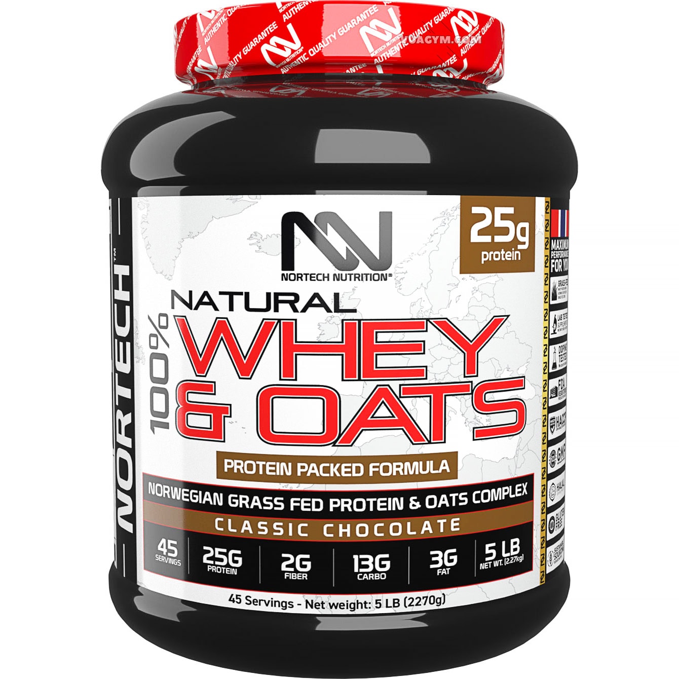 Nortech Whey & Oats 5 Lbs - Giá Tốt Trên Thị Trường